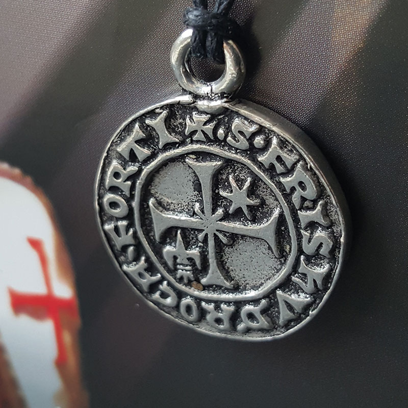 Pendentif Templier - Sceau du Templier Hugues de Roca Forti